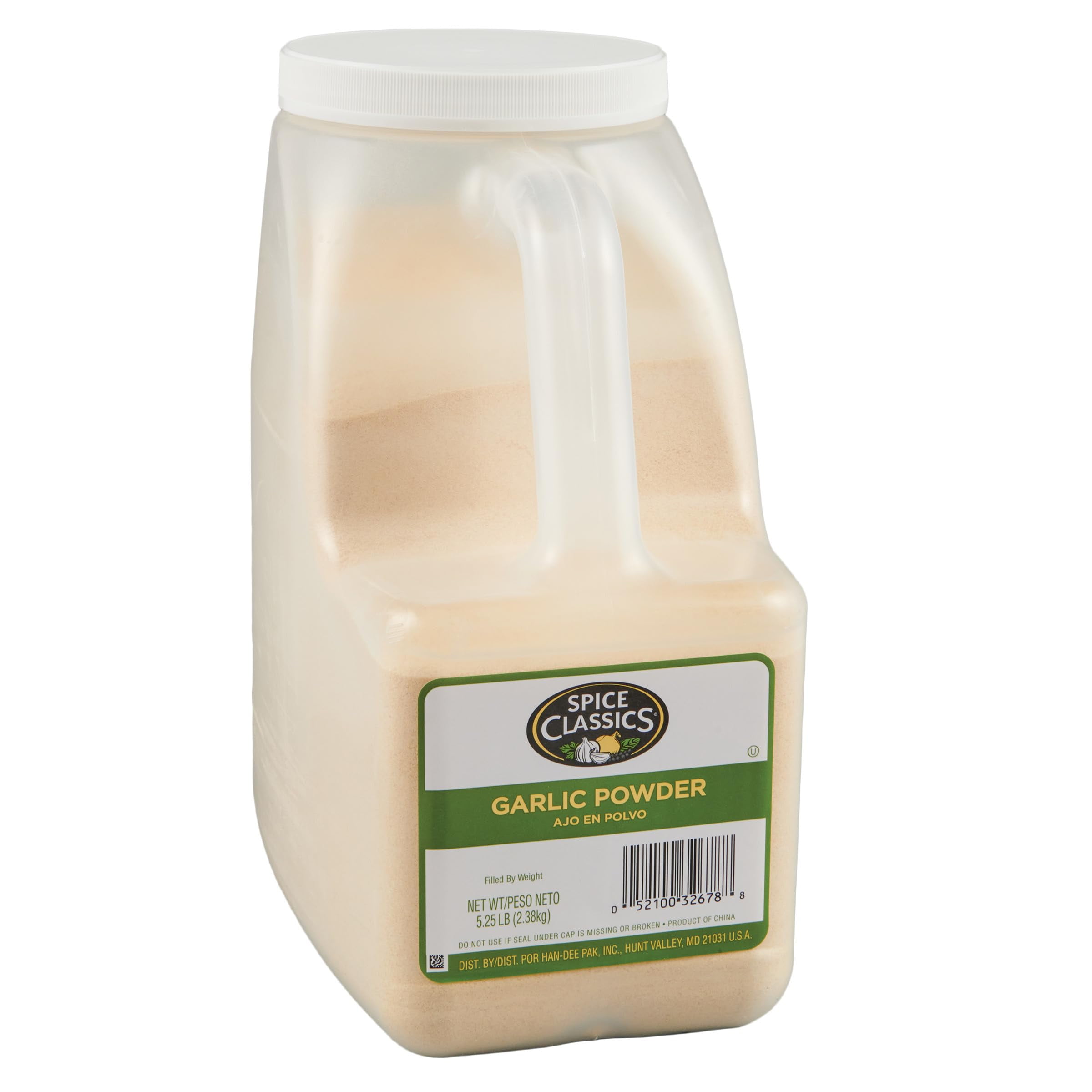Spice Classics Garlic Powder, SAF21 5.25 lb - One 5.25 Pound Container ...