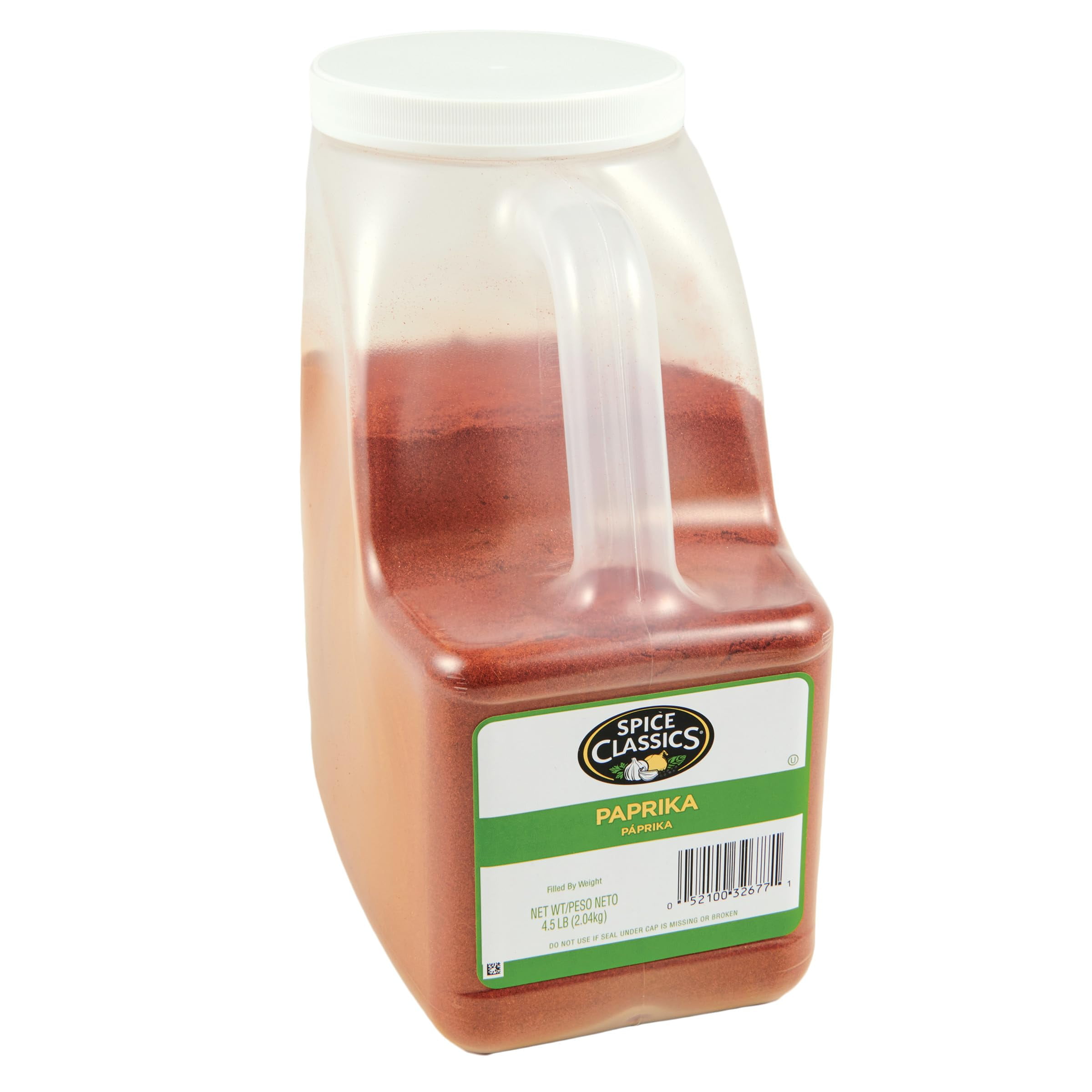 Spice Classics Paprika, 4.5 BCF26 lb - One 4.5 Pound Container of Bulk ...