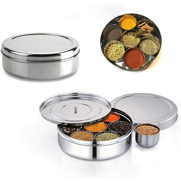 Indian Spice Storage Boxes for Kitchen Organization and Gifts