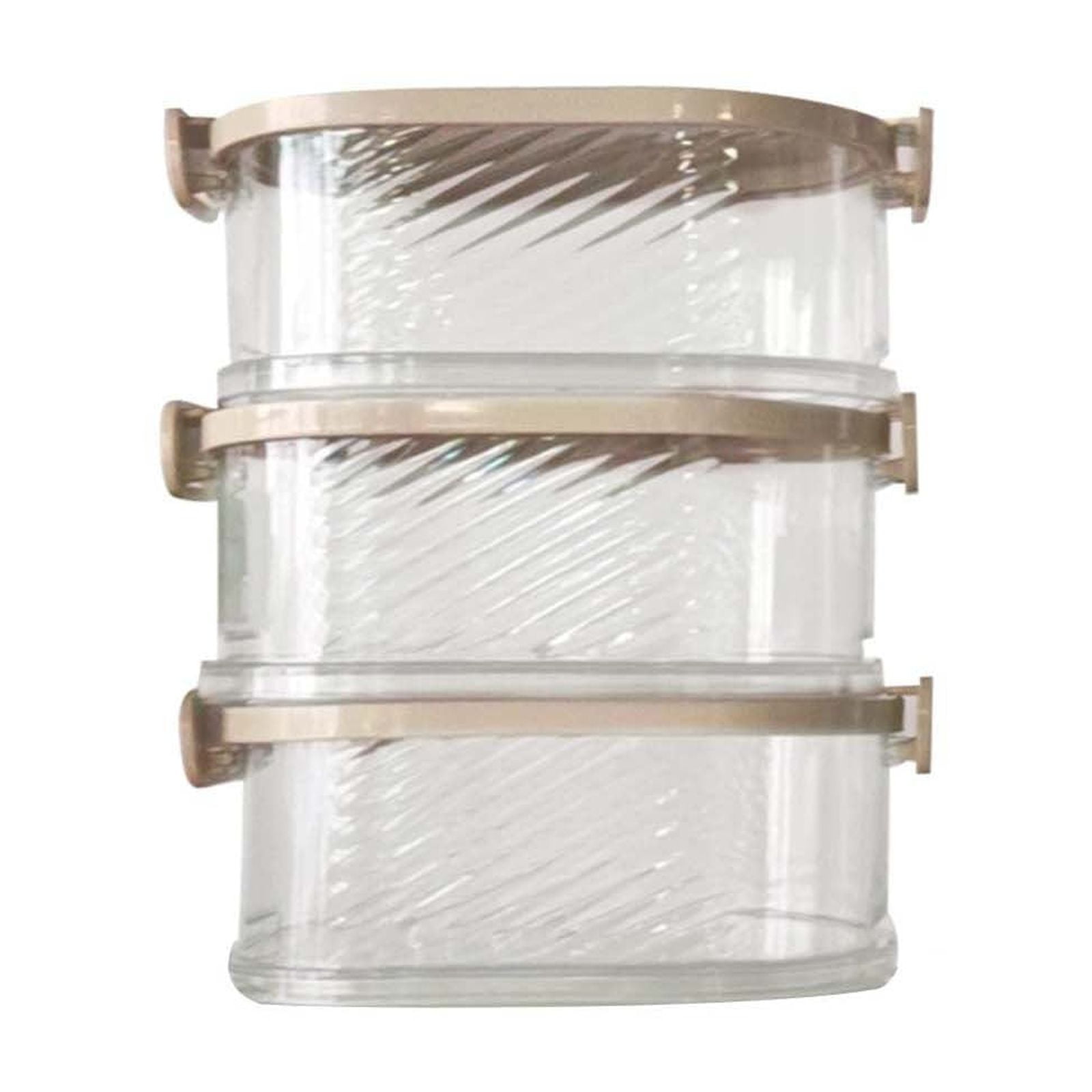 Spice Containers - 3pc Glass Spice Jars With Acacia Airtight Lid and ...
