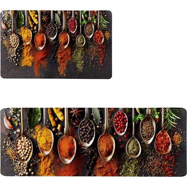 Yamaziot Kitchen Mats Set of 2 Non Slip Kitchen Rugs and Mats Kitchen ...