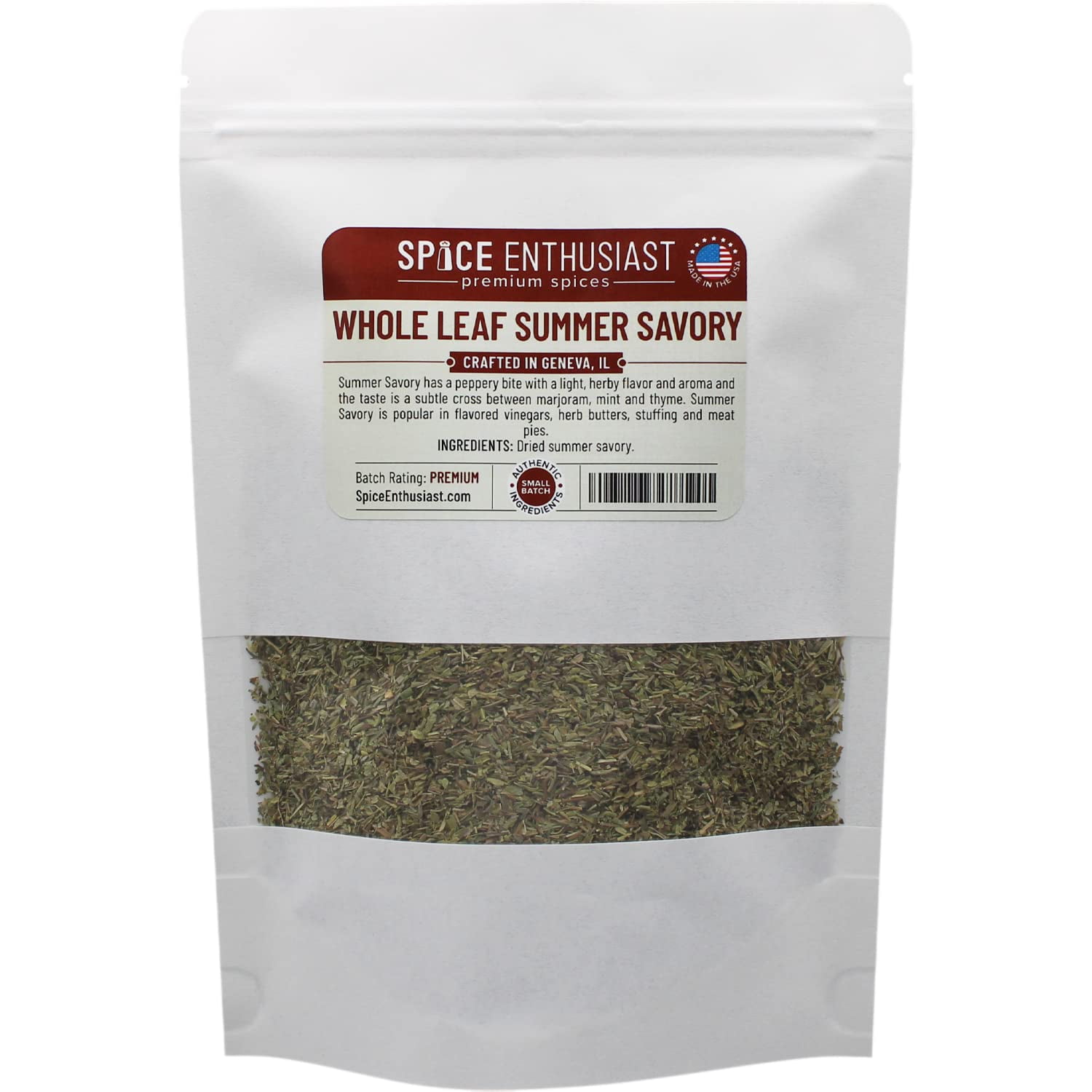 Spice Enthusiast Whole Leaf KEF16 Summer Savory - 2 oz - Walmart.com
