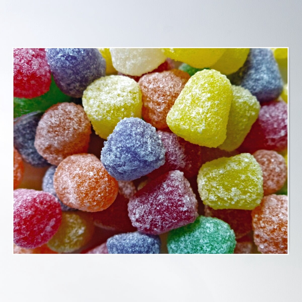 Spice Gumdrops Poster Wall Art, Modern Wall Decor For Living Room ...