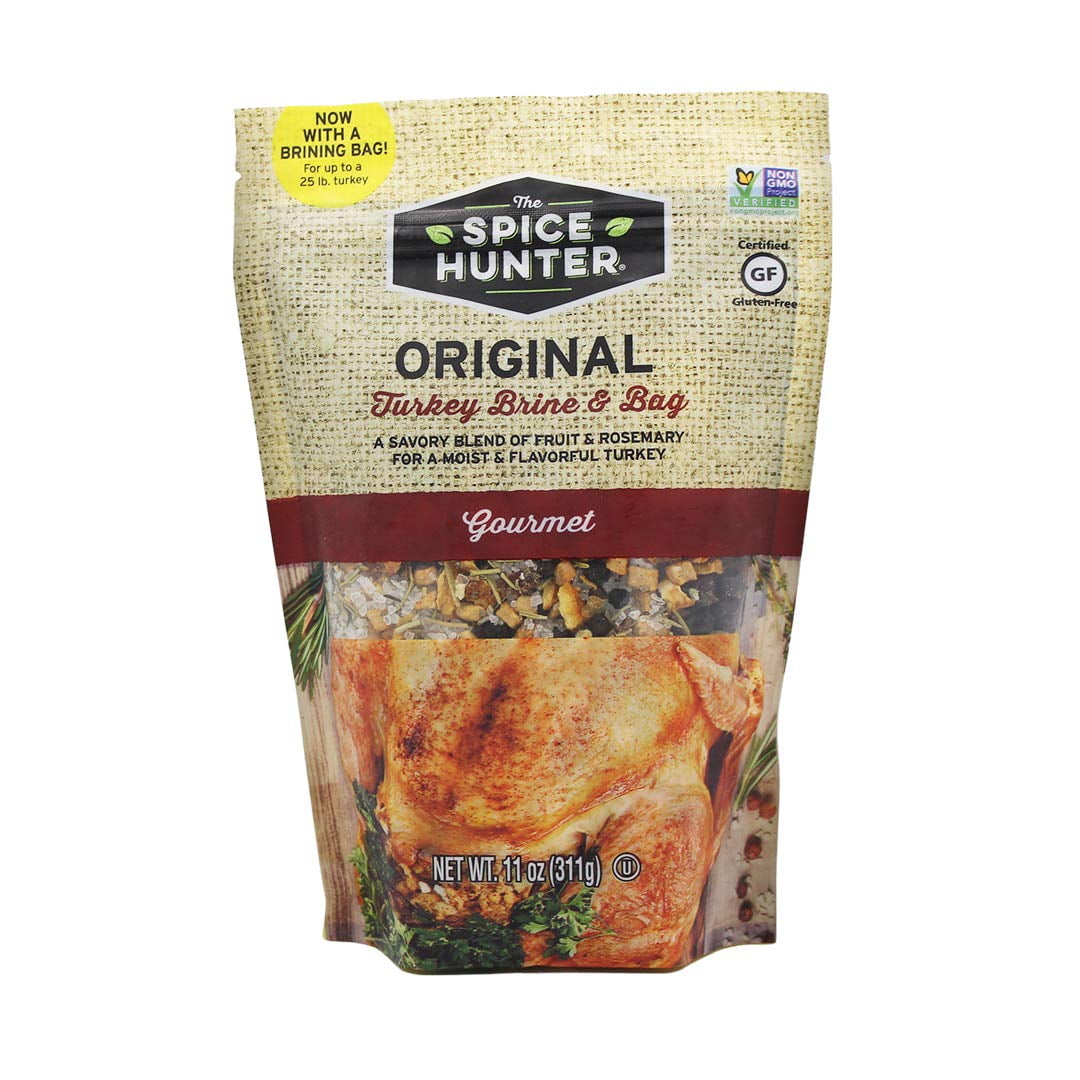 Spice Hunter AF08 Turkey Brine & Bag, Original, 11 Ounce - Walmart.com