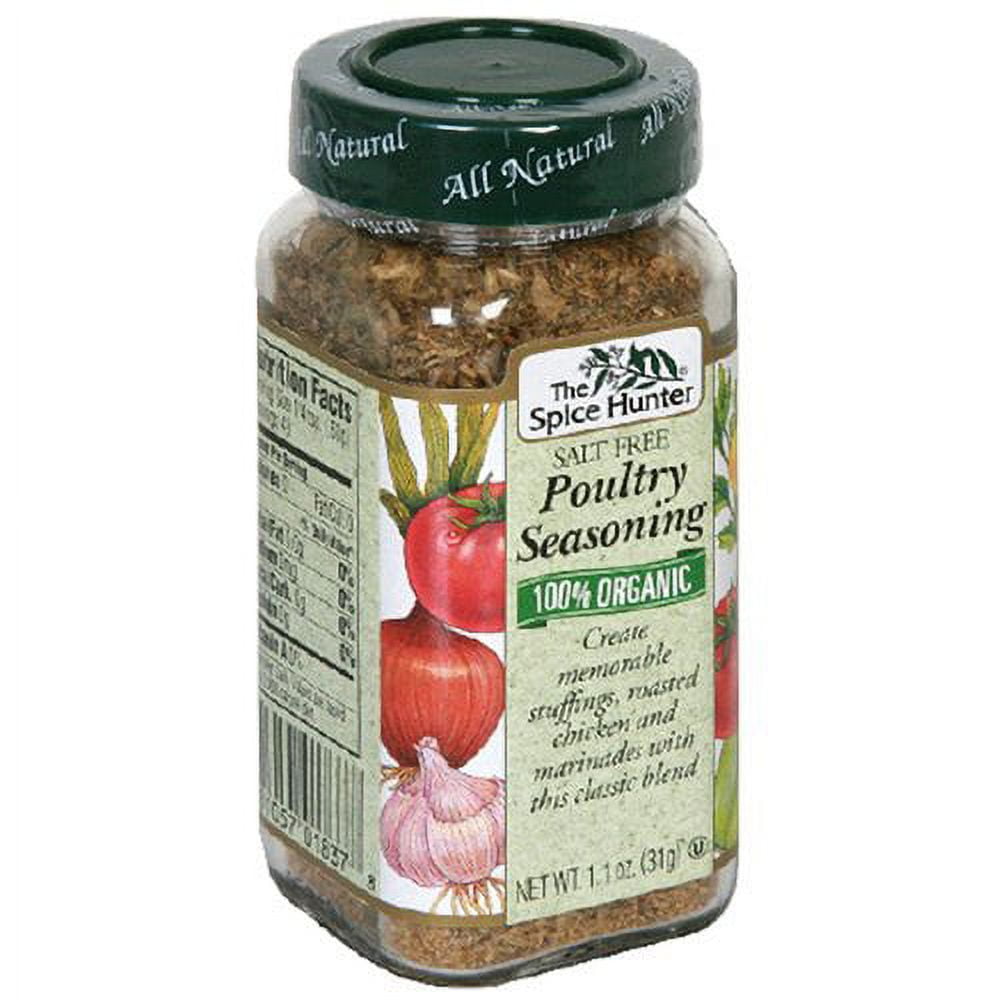 Spice Hunter Poultry Seasoning, Salt Free 1.1 oz (Pack Of 6) - Walmart.com