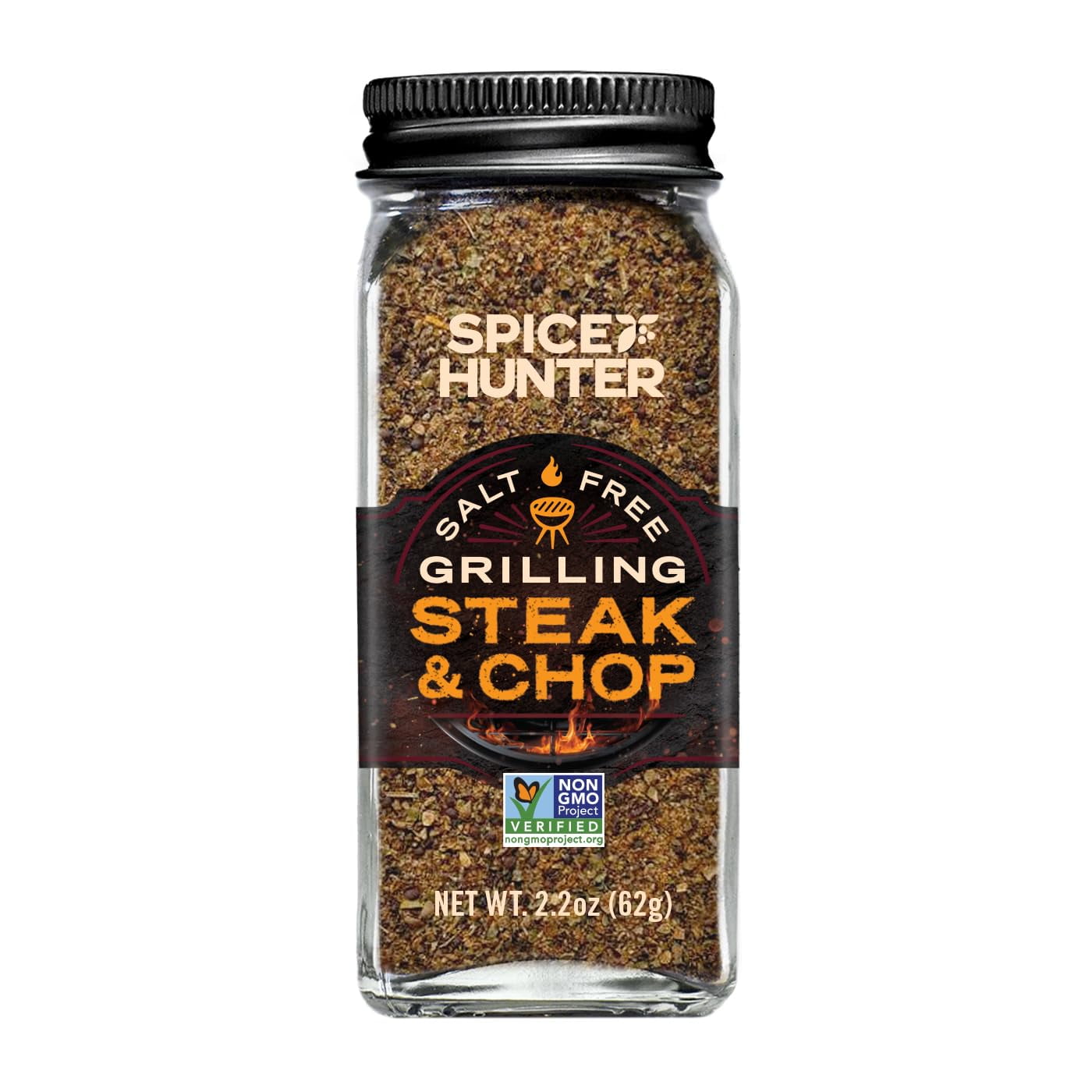 Spice Hunter The Steak YYF14 Chop Grill Broil Blend Jar, Black Pepper ...