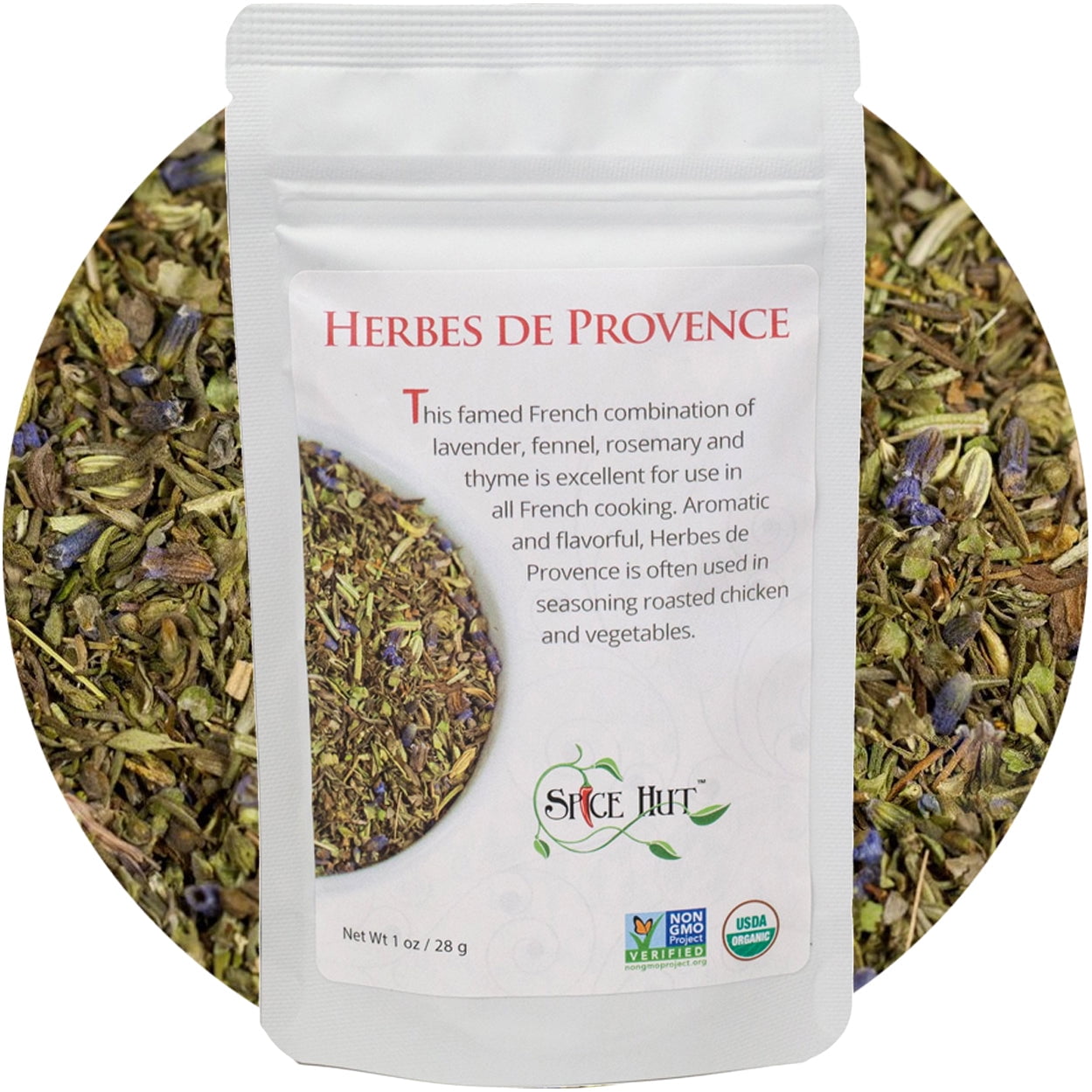 The Spice Hut - Herbes De Provence Seasoning - Organic, Salt-Free ...
