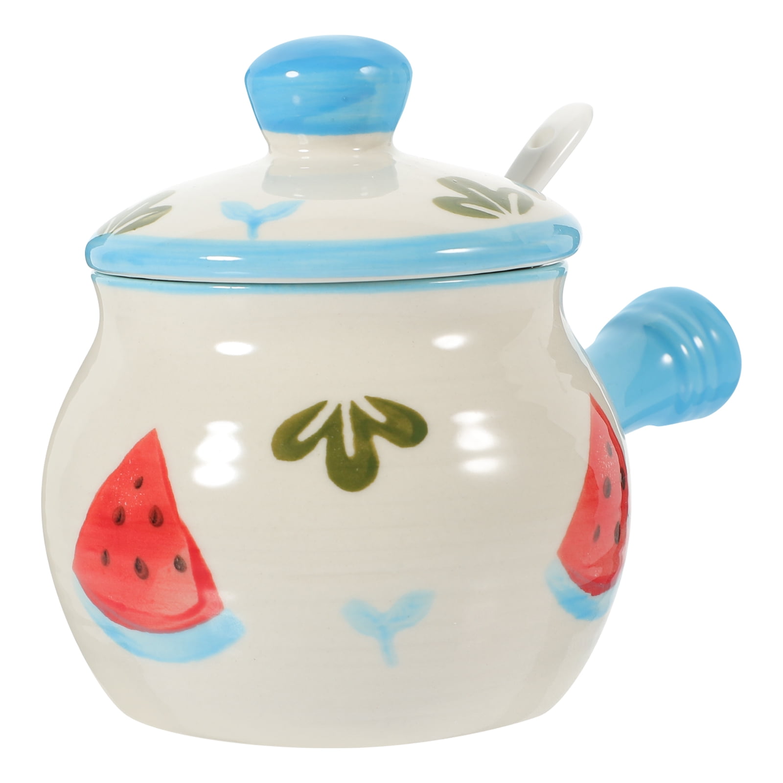 Spice Jar Ceramic Jar Kitchen Decor Condiment Container Seasoning Can ...