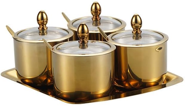 Spice Jar & Condiment Jar & Canisters Pots& Sugar Bowl & Condiment ...
