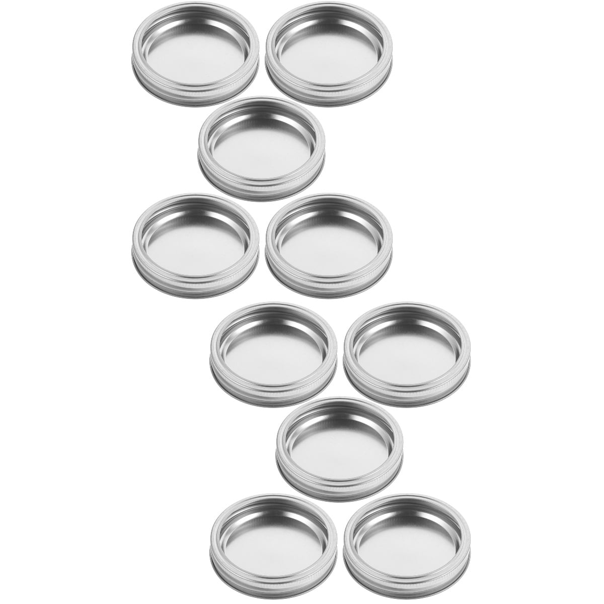 Spice Jar Lids Mason Airtight Canning and Rings Storage Caps for Jars ...