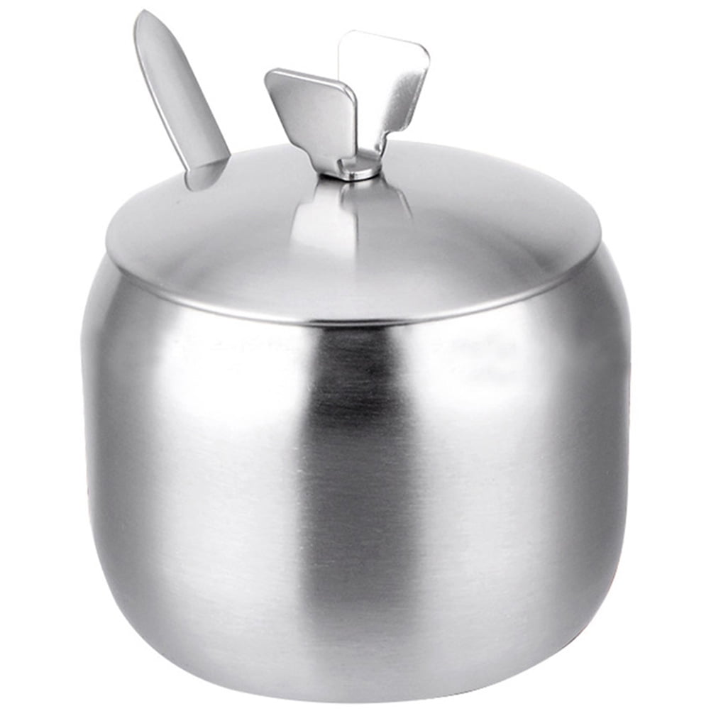 Spice Jar Salt Shakers Condiment Jars Stainless Steel Kitchen ...