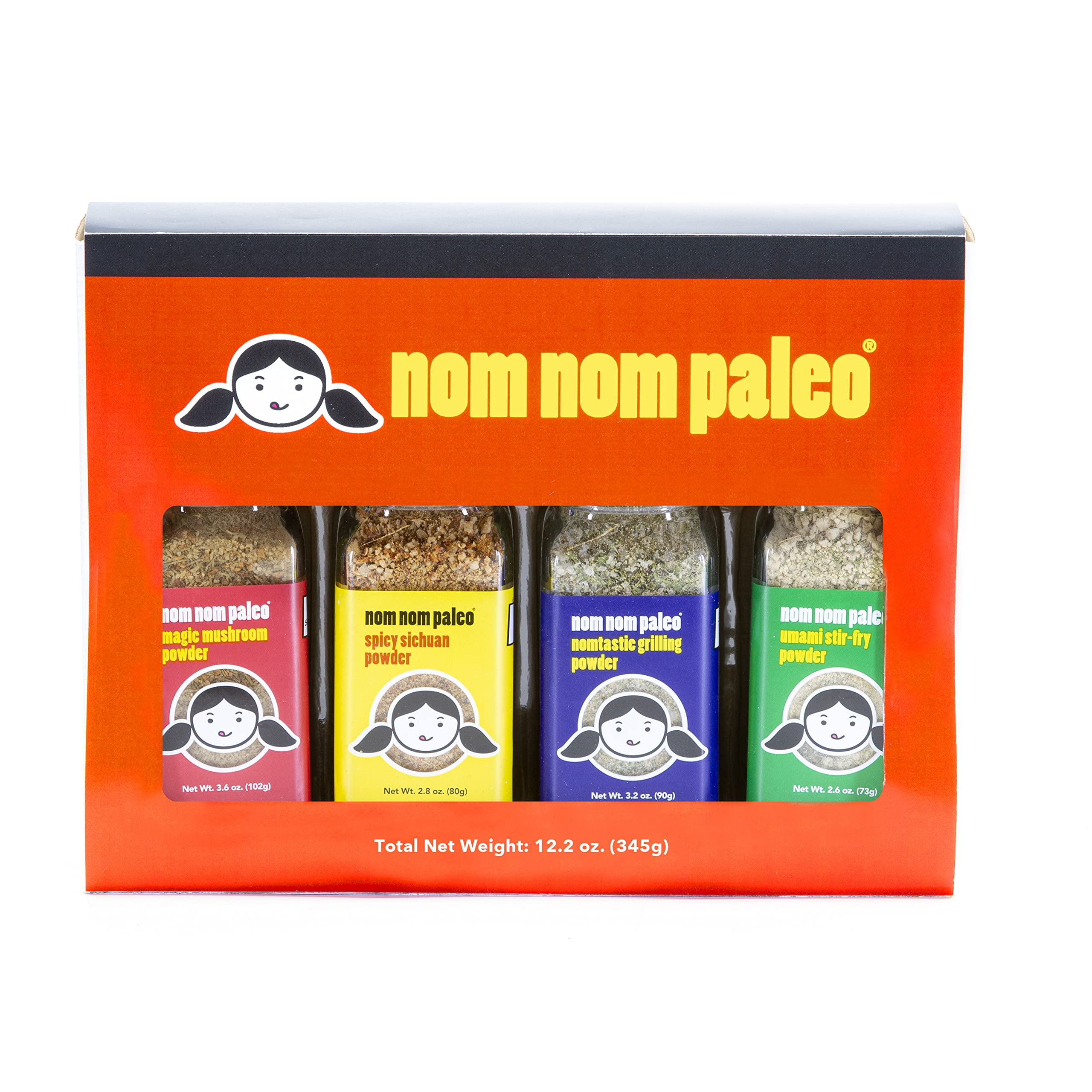 The Spice Lab Nom Nom Paleo Seasoning Gift Set - Gluten Free Umami ...
