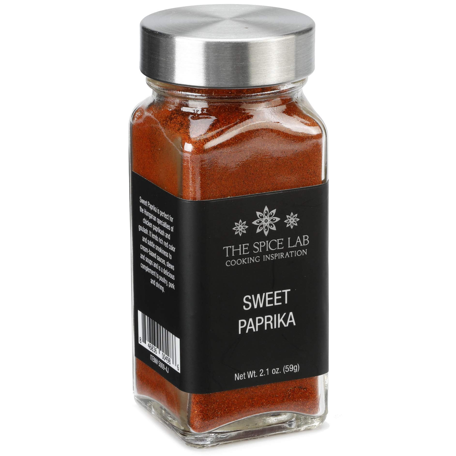 The Spice Lab Sweet Paprika MDA05 Powder - High Color 120+ - 2.1 oz ...