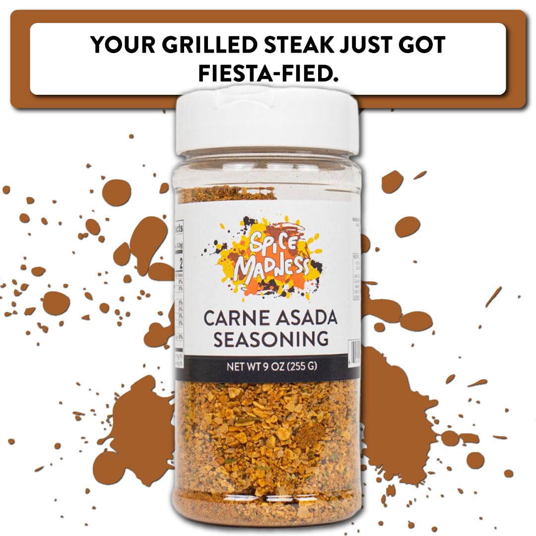 Spice Madness - AJH3 Carne Asada Seasoning - 9 oz - Walmart.com