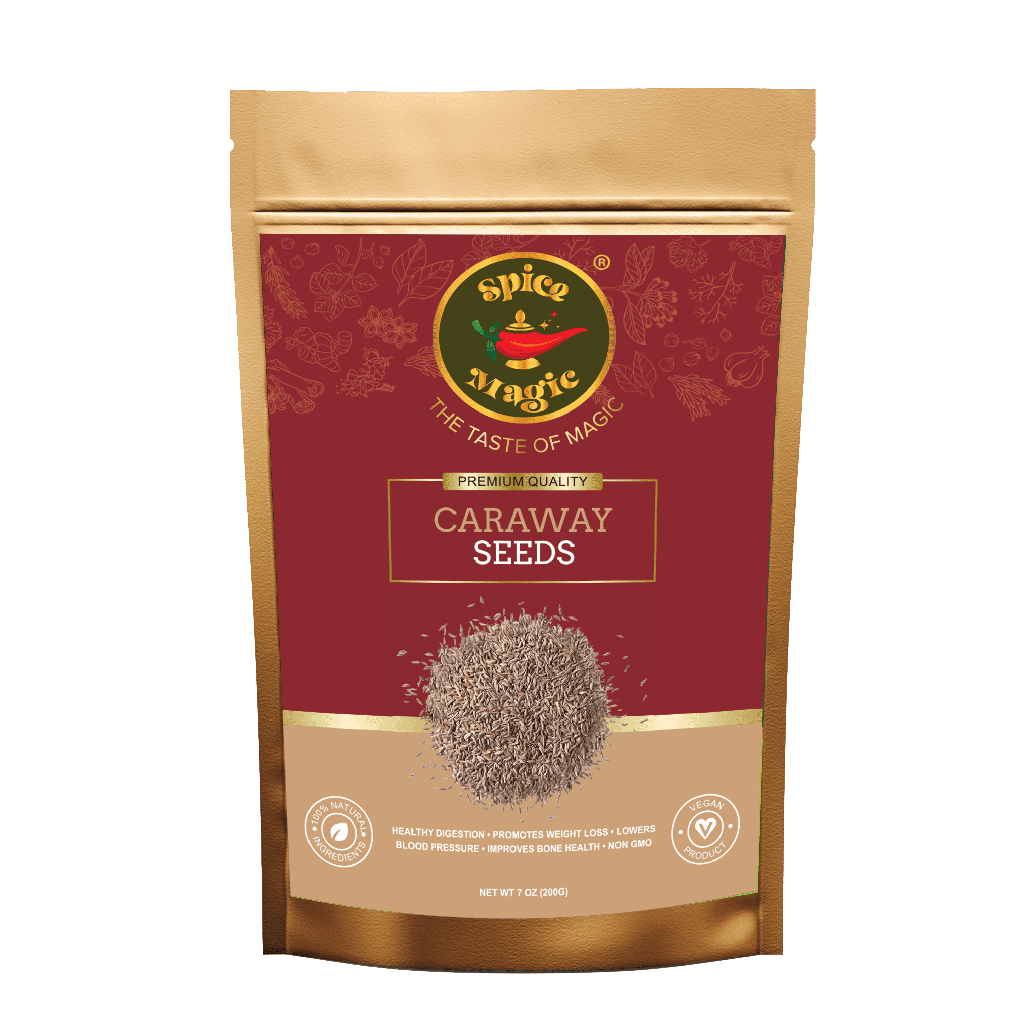Spice Magic Caraway Seeds | 7oz (200g) 100% Pure & Natural - Walmart.com