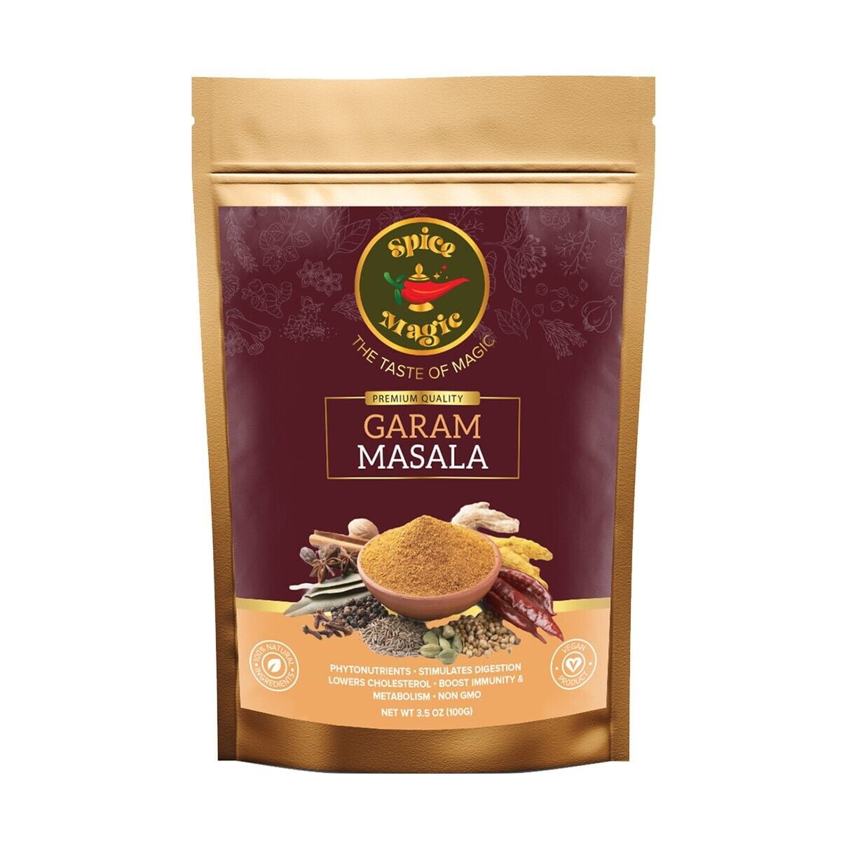 Spice Magic Garam Masala Powder, 100% Natural Indian Spice Blend, Asian ...