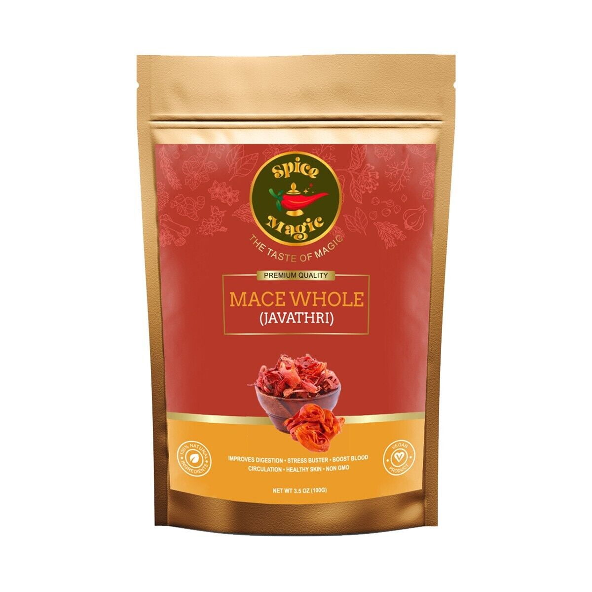 Spice Magic Mace (Javathri) Whole | 3.5oz (100g) 100% Pure & Natural - Walmart.com