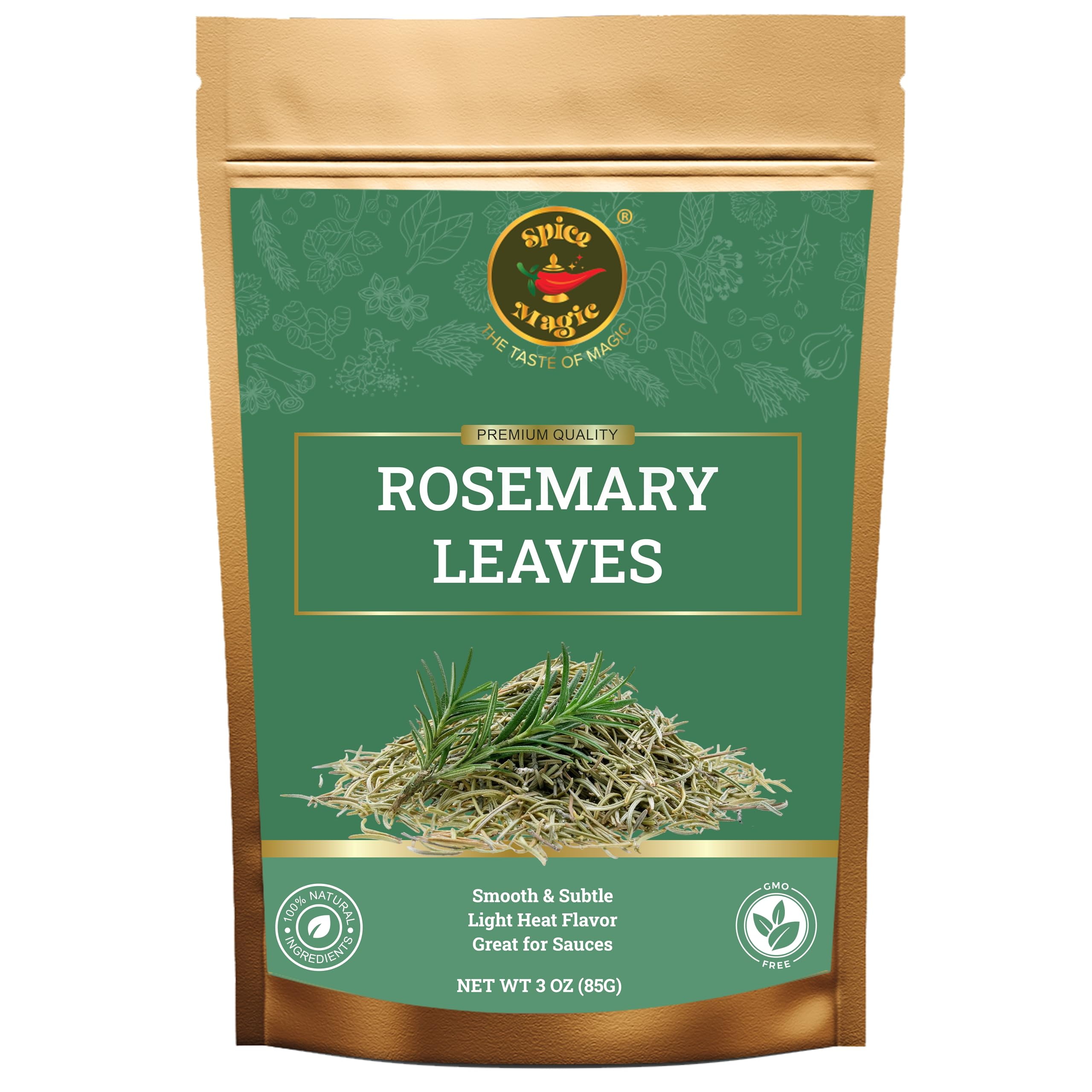 Spice Magic The Taste Of MDA05 Magic|Dried Rosemary Leaves-3oz|Gourmet ...
