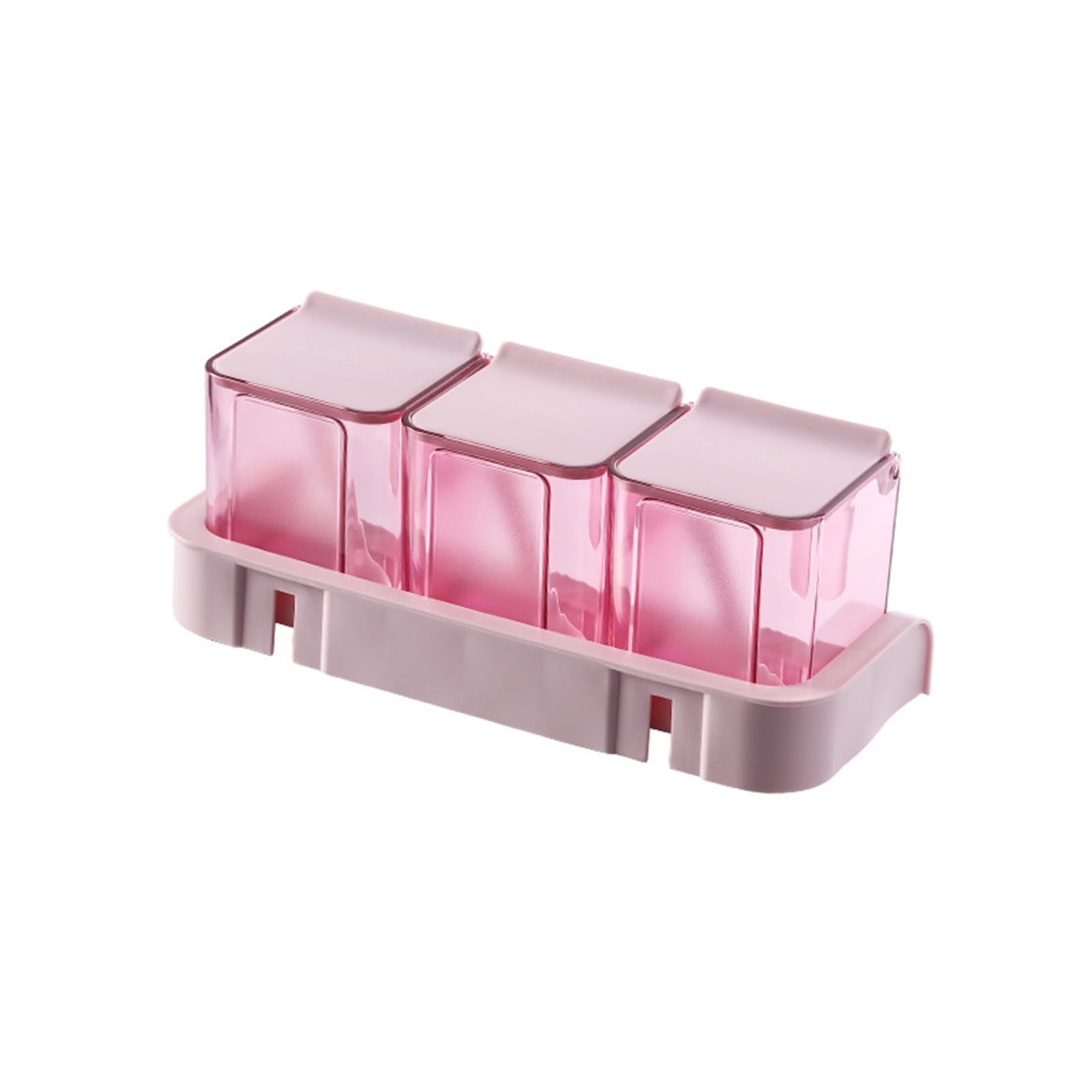 Spice Organizer Qwtwty Transparent Wall-mounted Squares Spice Jar Set ...