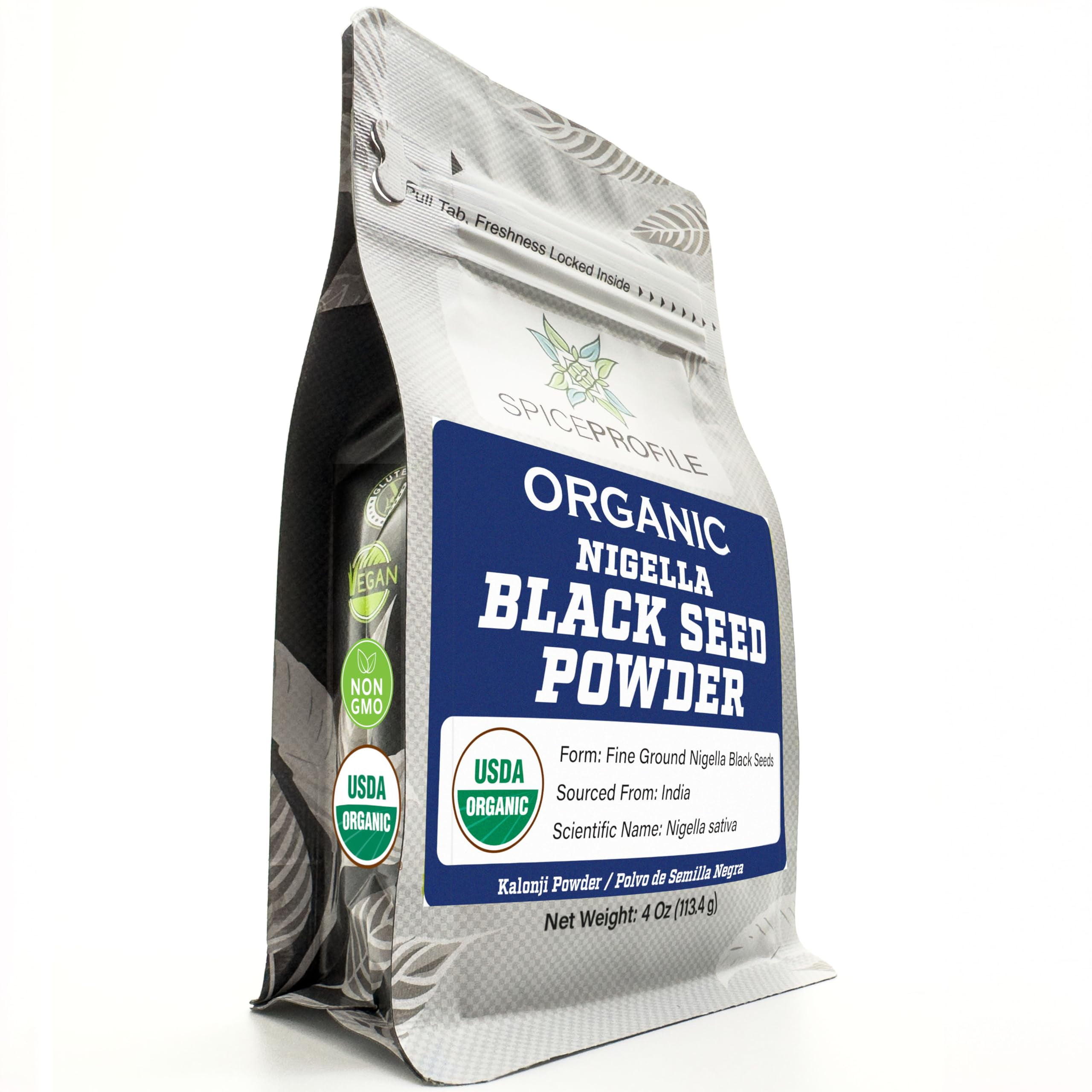 Spice Profile USDA Organic Black MDA05 Seed Nigella Powder, Lab Tested ...