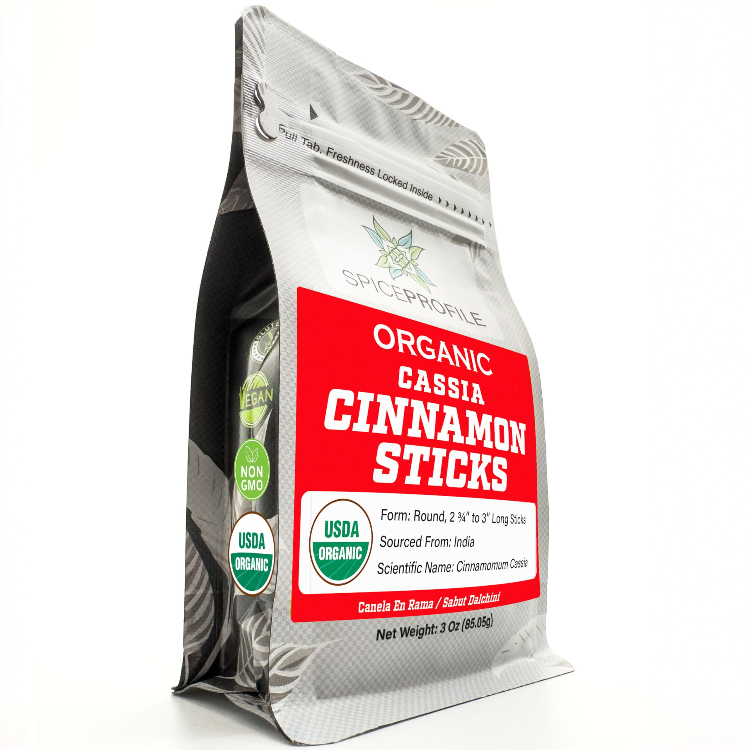Spice Profile USDA Organic Cassia Cinnamon AIS1 Sticks, Lab Tested for ...