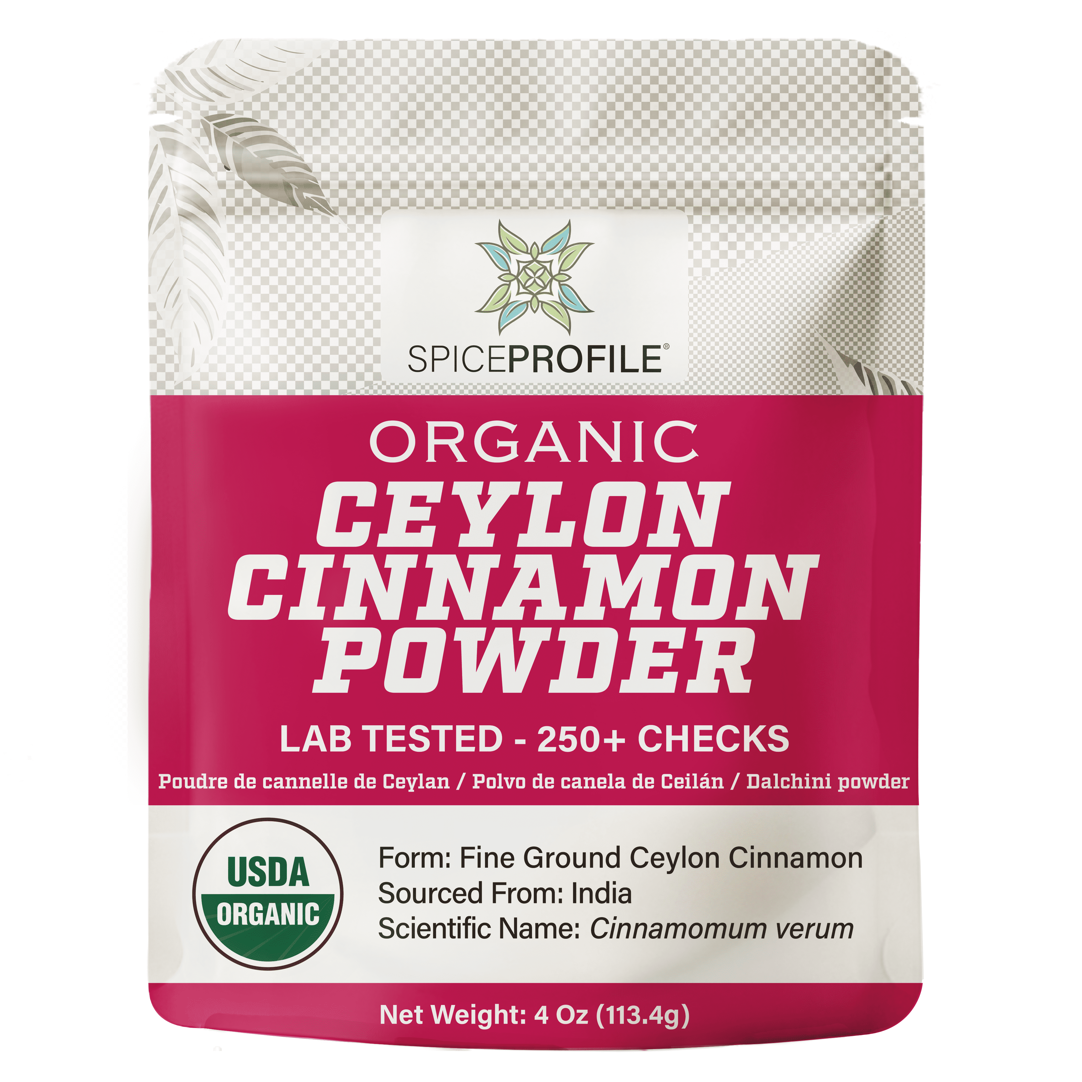 Spice Profile USDA Organic Ceylon Cinnamon Powder, Lab Tested for Heavy ...