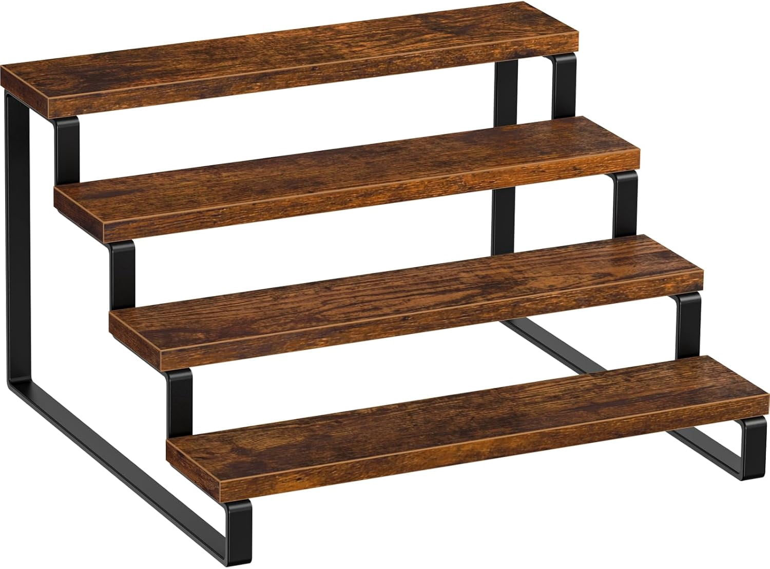 Spice Rack, 4-Tier Step Shelf Countertop Spice Storage Holder, Spice ...
