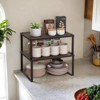 Ledrem, Metal Cabinet Shelf Organizer, 9
