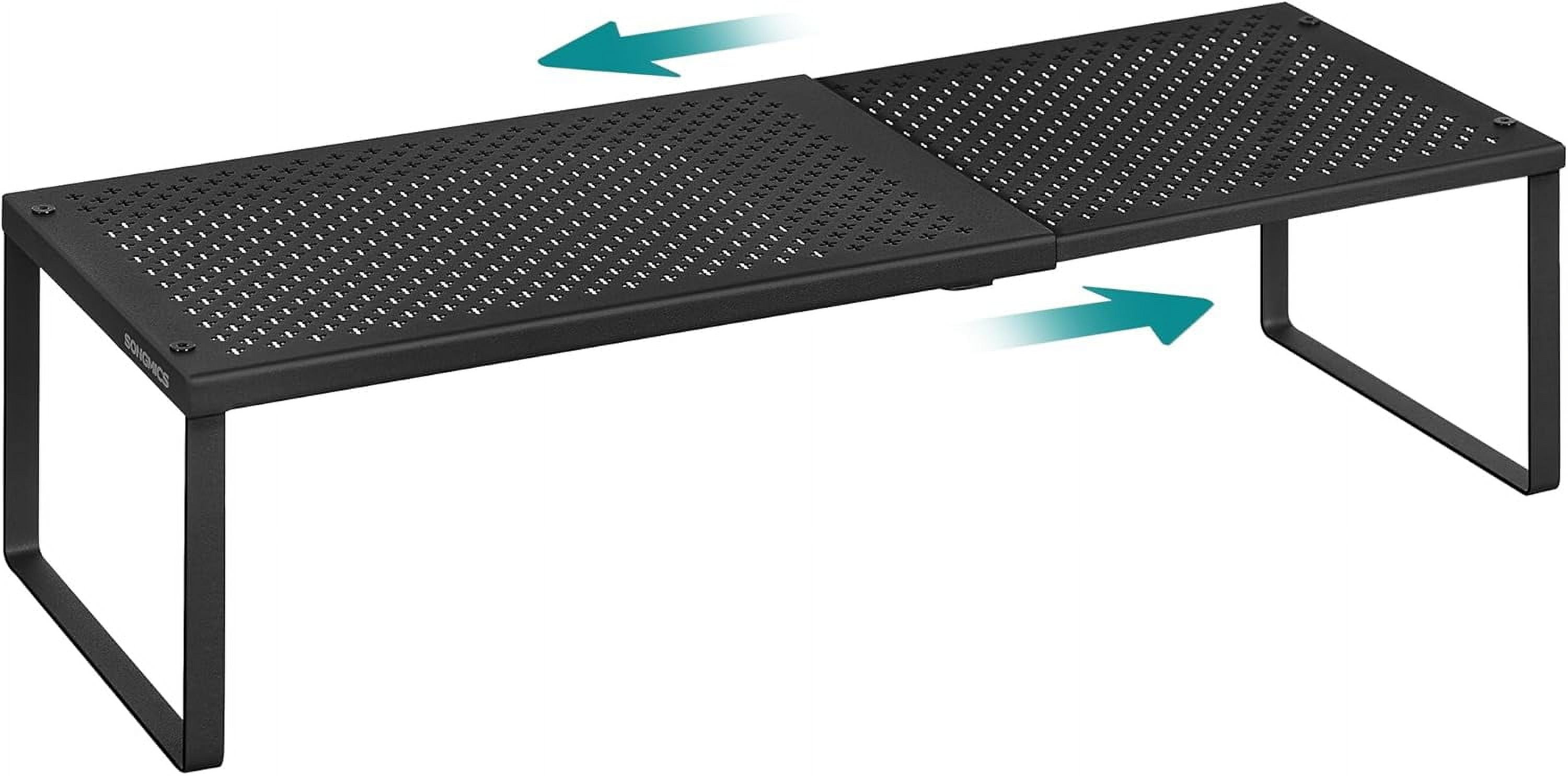 Spice Rack, Expandable Kitchen Countertop Shelf, Small Cupboard ...