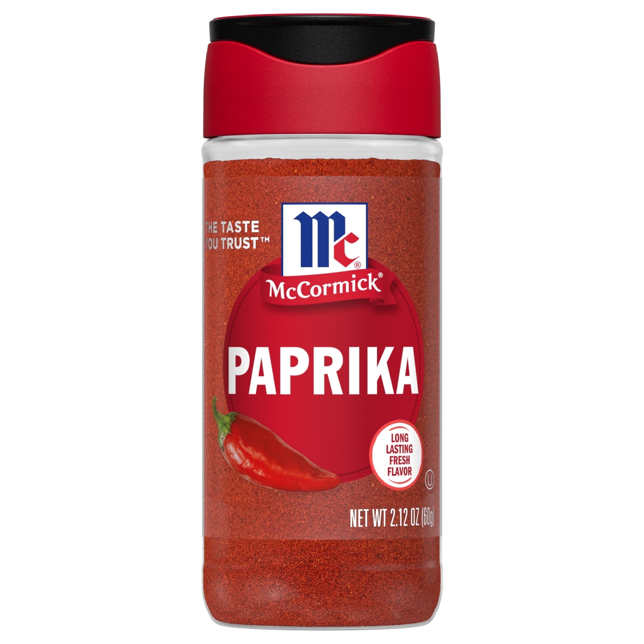 Spice Rack Staple: McCormick Paprika, 2.12 oz Sweet Pepper Delight Pack ...