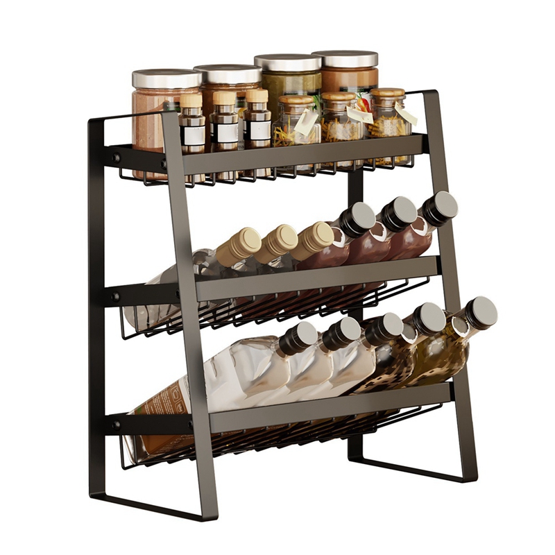 Spice Rack Storage Multi-Layer Condiment Kitchen Design - Walmart.com