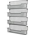 Spice Rack Wall Mount, Spice Organizer for Cabinet & Pantry Door, Set ...