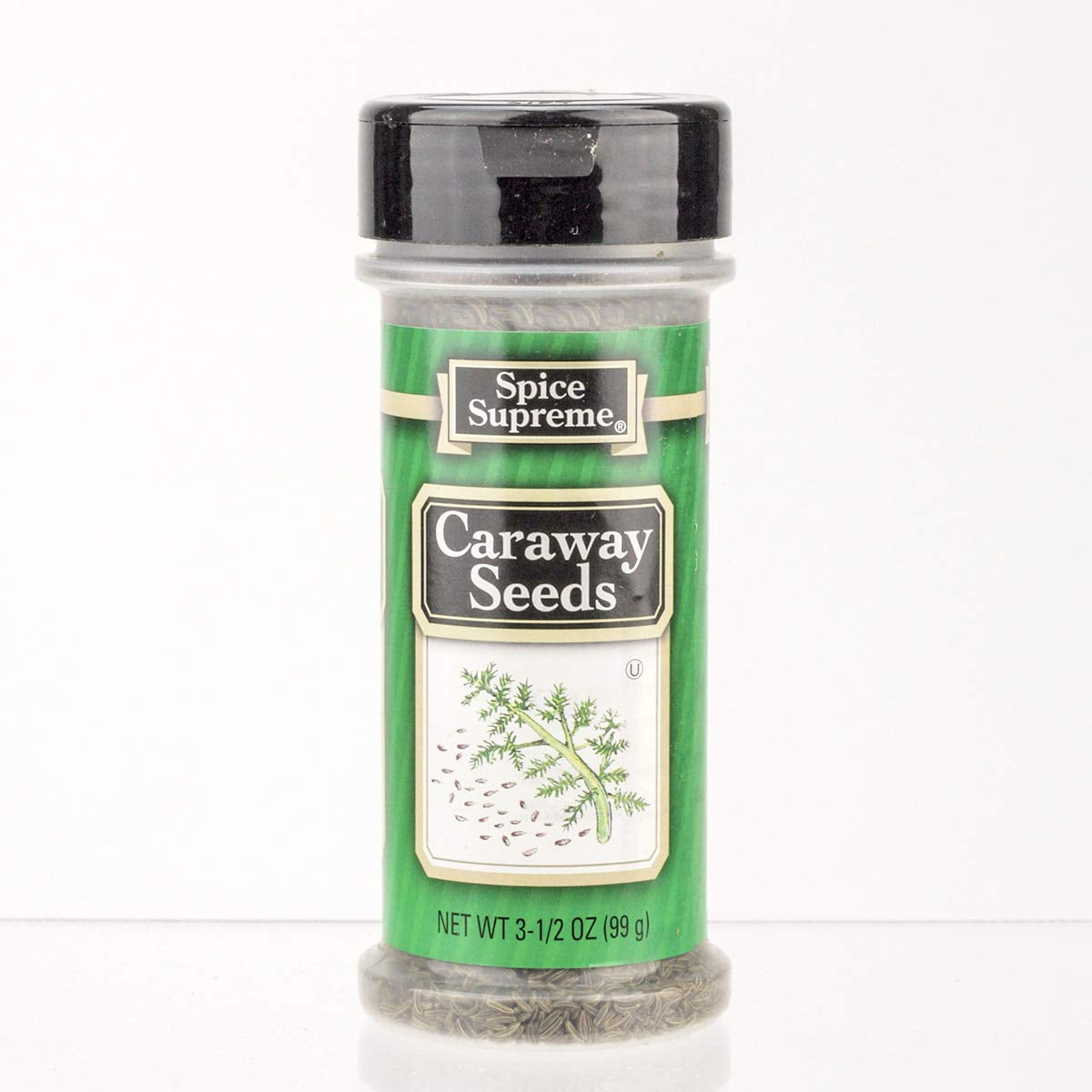 Spice Supreme Caraway Seeds, 3.5 oz. Shaker Bottle, Made in USA ...