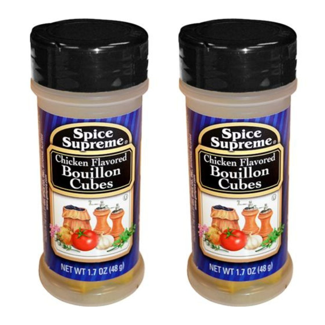 Spice Supreme Chicken Flavored Buillon Cubes 1.7 Oz (Pack of 2 ...