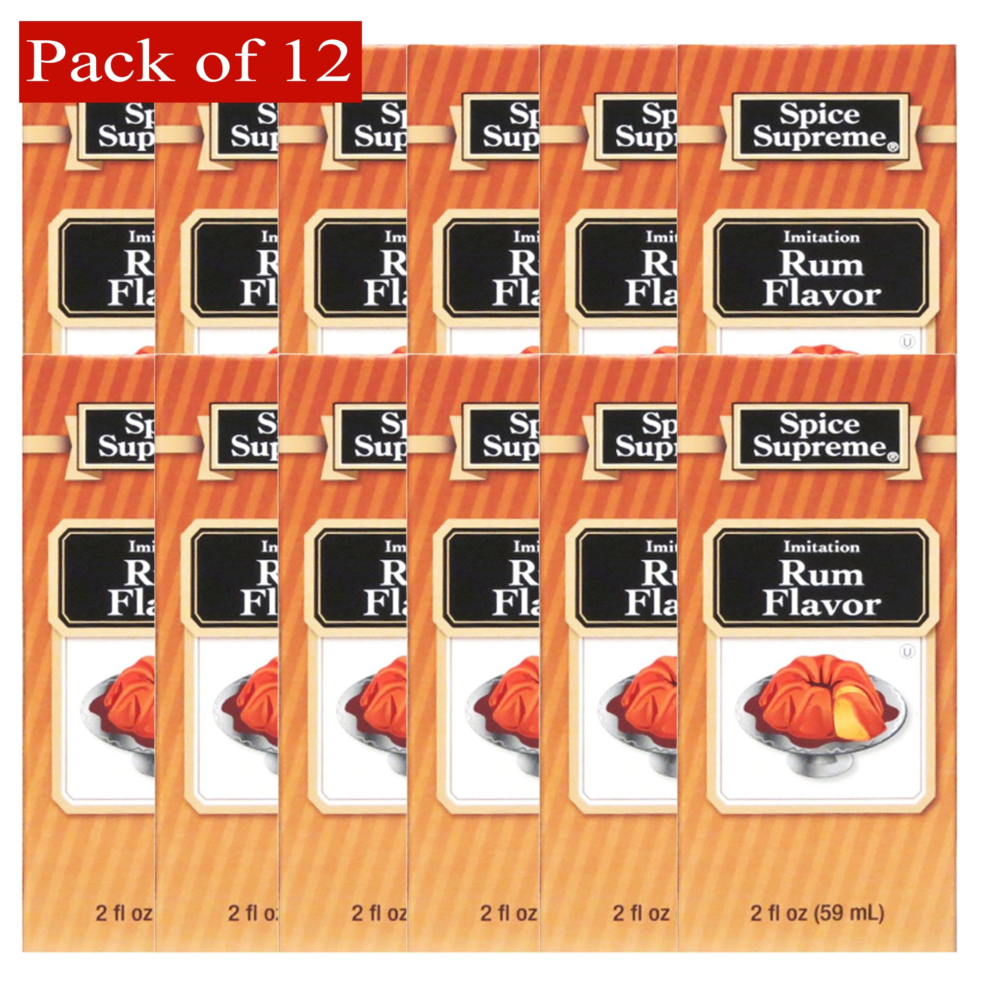 Spice Supreme - Imitation Rum Flavor (59ml) 309704 - Pack of 12 ...