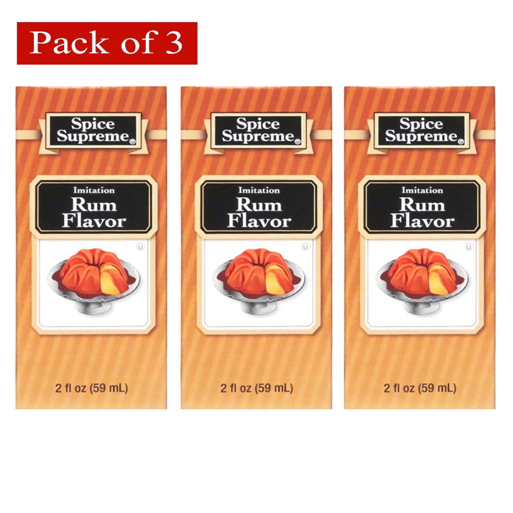 Spice Supreme- Imitation Rum Flavor (59ml) (Pack of 3) - Walmart.com