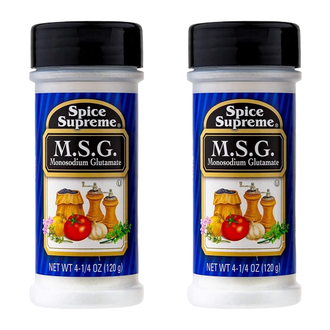 Spice Supreme MSG Seasoning, 2 pack Plastic Shaker Bottle with Deal ...