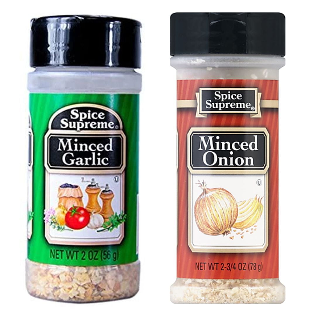 Spice Supreme Minced Seasoning Variety Pack of 2 (Minced Garlic 2oz ...