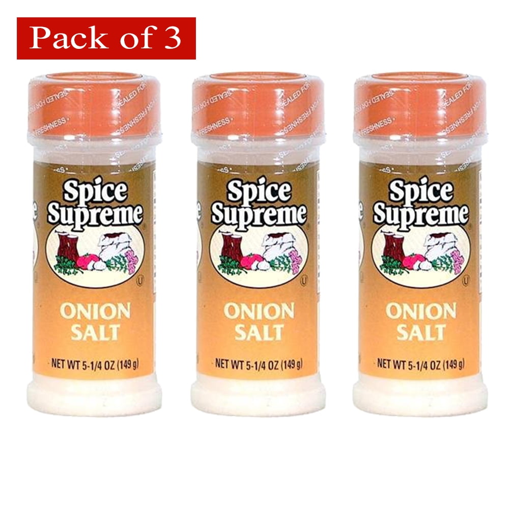 Spice Supreme Onion Salt 149g (Pack of 3) - Walmart.com