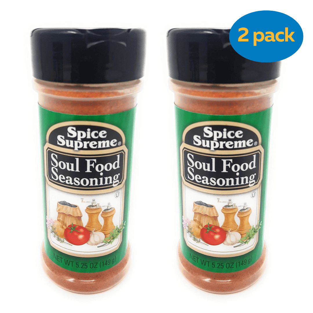 Spice Supreme Soul Food Seasoning 7.25oz 2 Pack, Southern Savory Spices ...