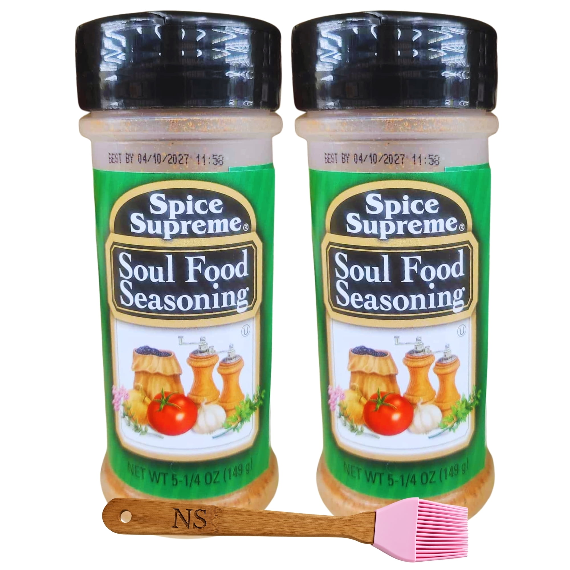 Spice Supreme Soul Food Seasoning Powder 5.25 Oz Shaker Bottles 2 Pack ...