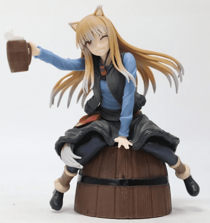 Spice & Wolf 1/8 Scale Holo Figure – 15CM Cute Horo the Wise Wolf ...