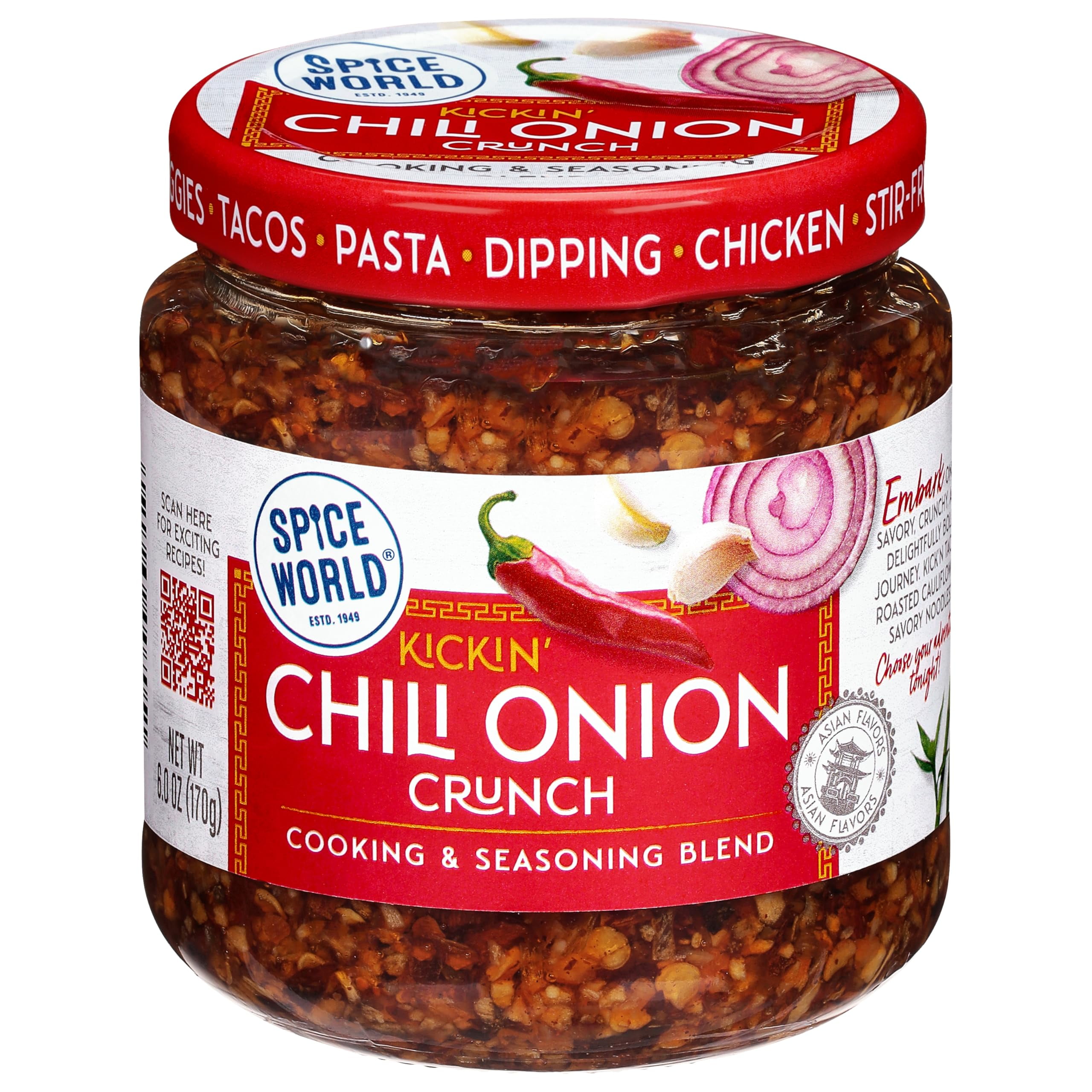 Spice World Chili Onion CCF19 Crunch Seasoning Blend - Ready-to-Use ...