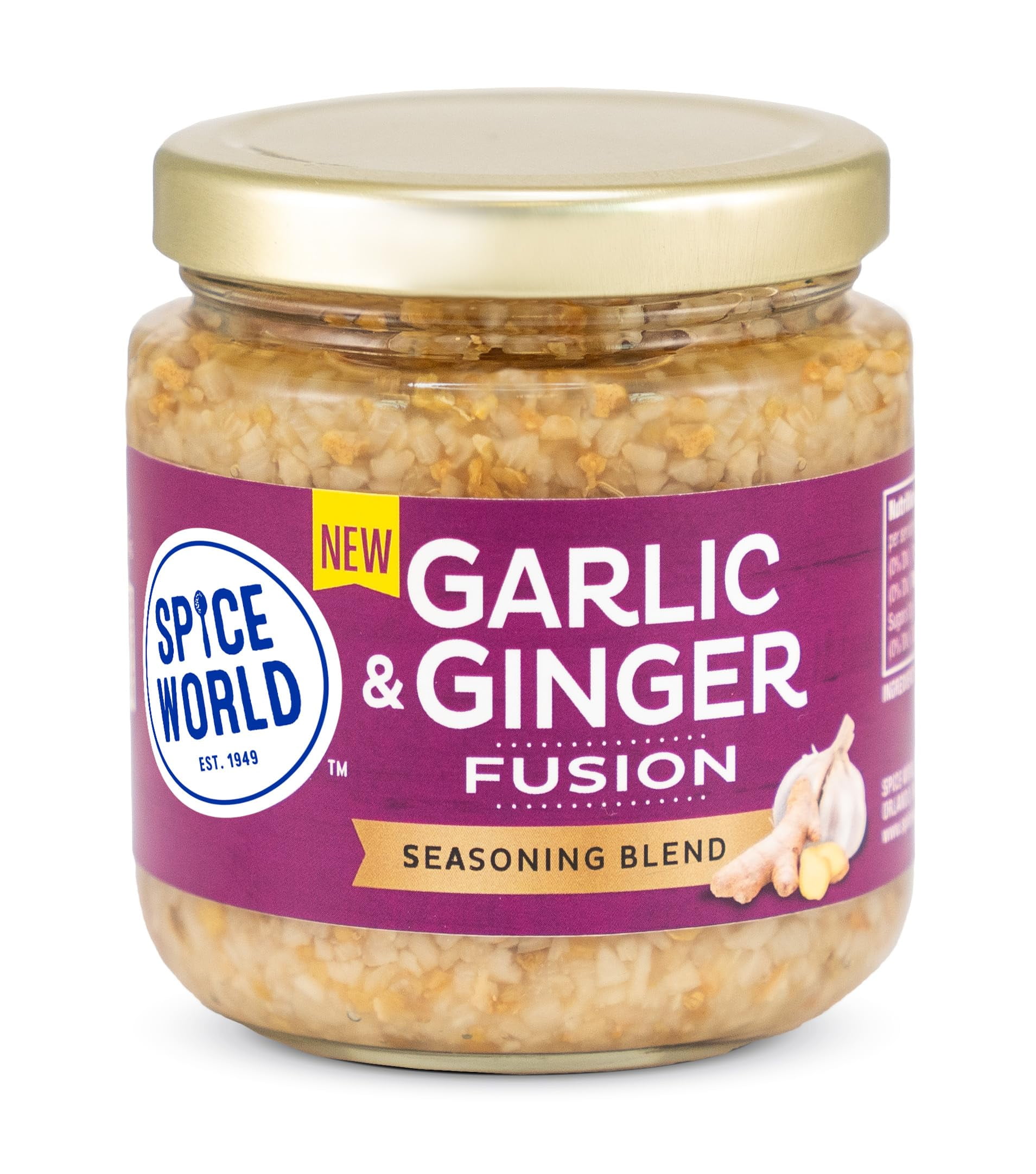 Spice World Garlic Ginger KEF28 Fusion Seasoning Blend - Ready-to-Use ...