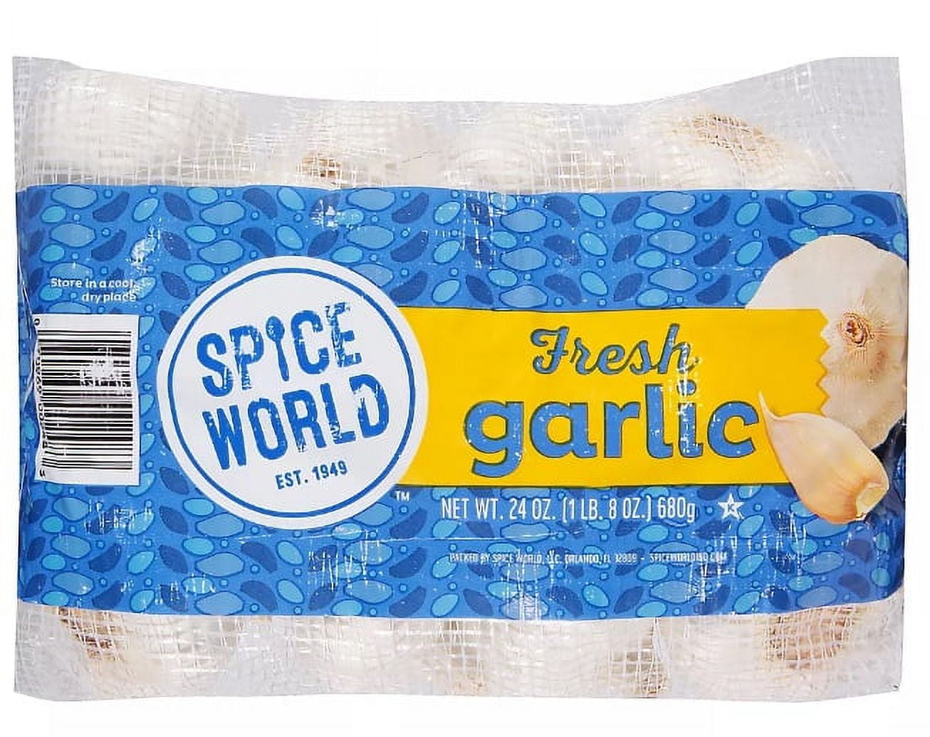 Spice World Premium Fresh Whole Garlic, 24 oz. - Walmart.com