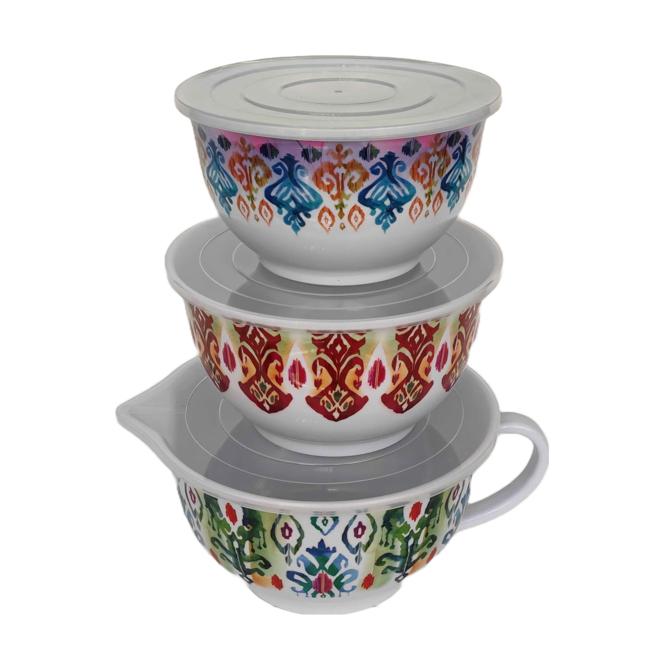 Spice by Tia Mowry Sweet Basil 6 Piece Melamine Batter Bowl Set ...