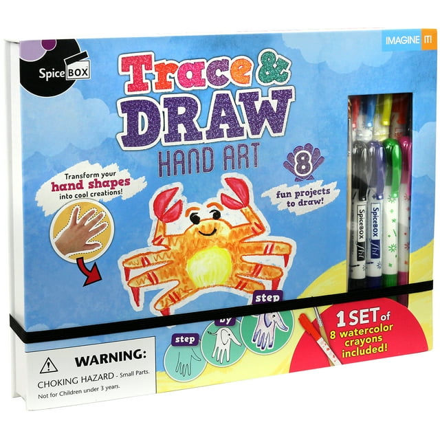 SpiceBox Imagine It! Trace and Draw Hand Art Kit - Walmart.com