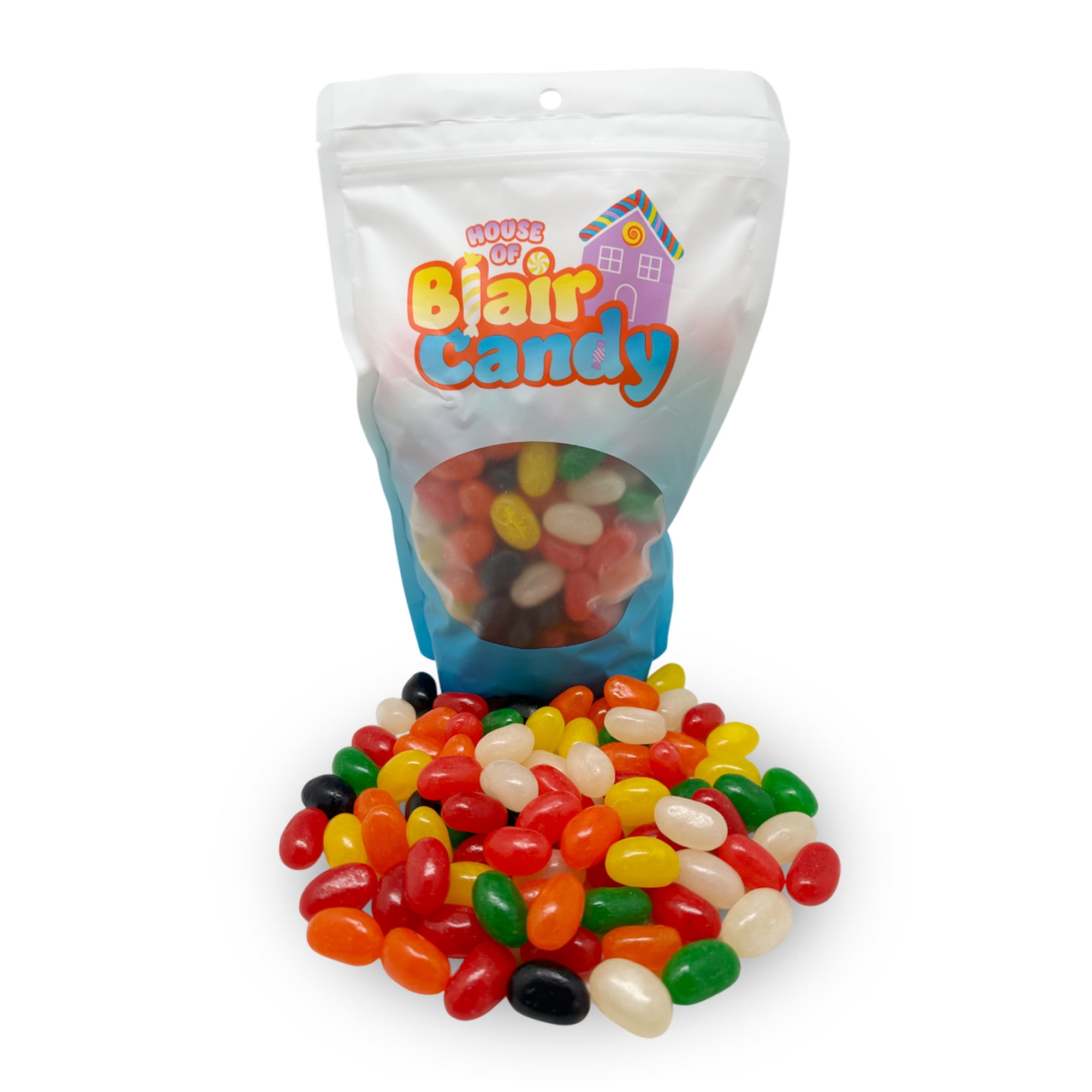 Spiced Flavored Jumbo Jelly Beans - 2 lb Resealable Stand-up Candy Bag ...