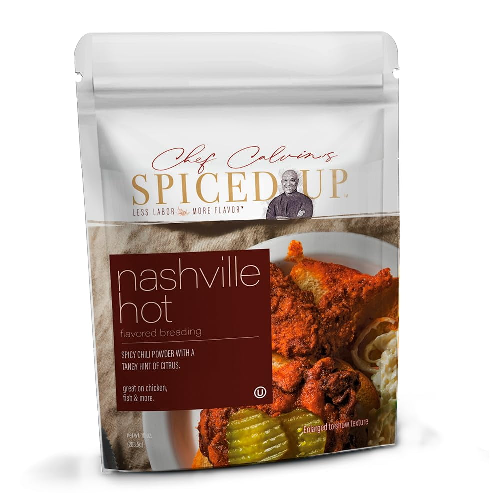 Spiced Up by Chef AIF4 Calvin Flavored Breading - Nashville Hot 16 Oz ...
