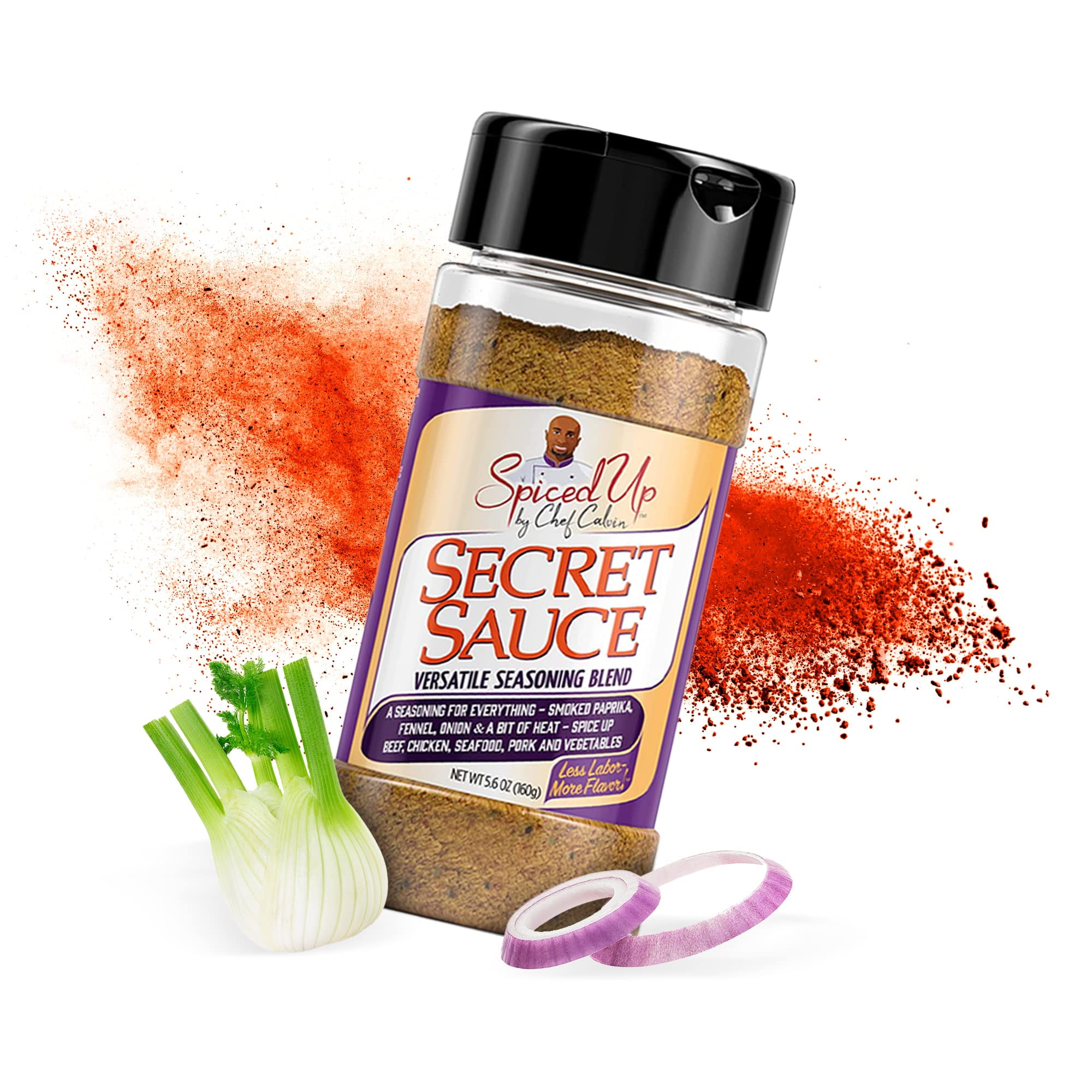 Spiced Up by Chef Calvin Secret Sauce Seasoning 5.6 oz (Pack of 6 ...